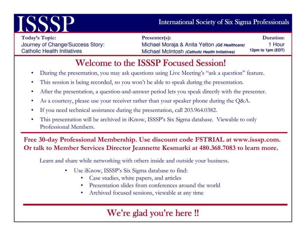 Managing Change: Catholic Health Initiatives "Journey of Change ...