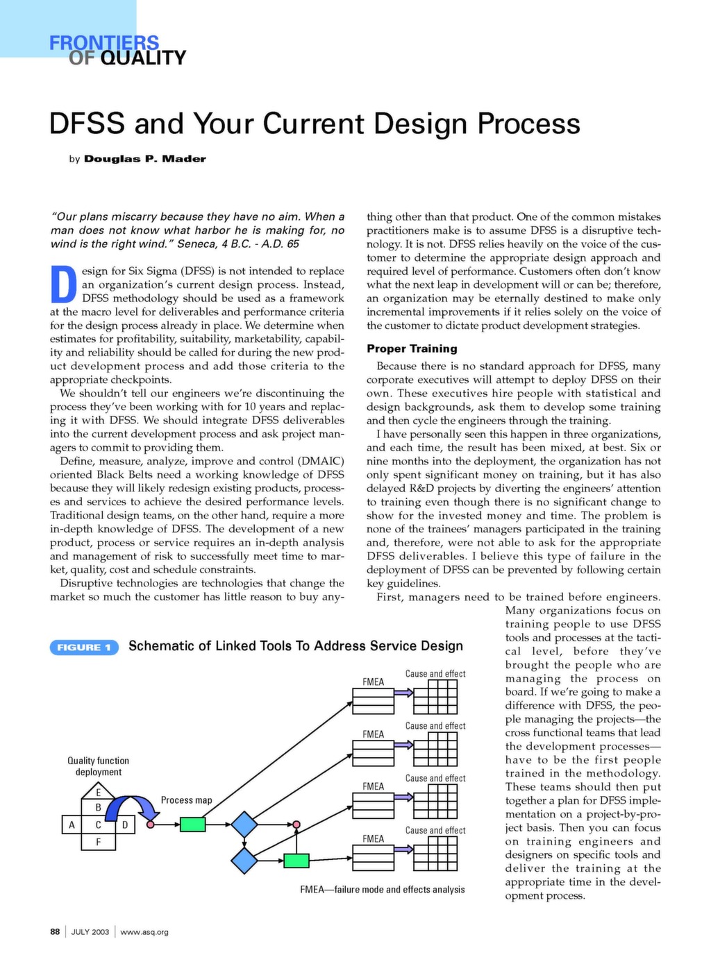 White Paper: DFSS and Your Current Design Process