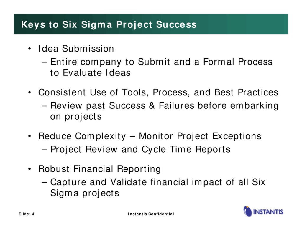 Six Sigma Project Management: Driving Corporate Performance — ISSSP for ...
