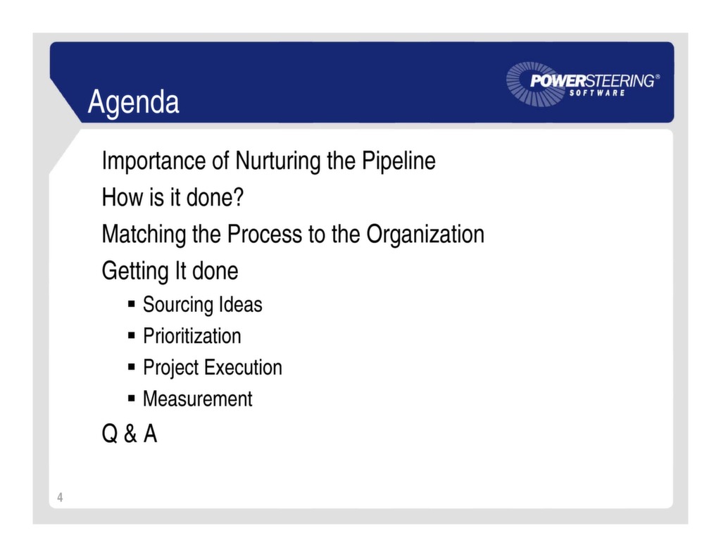 Creating a Robust Project Pipeline — ISSSP for Lean Six Sigma