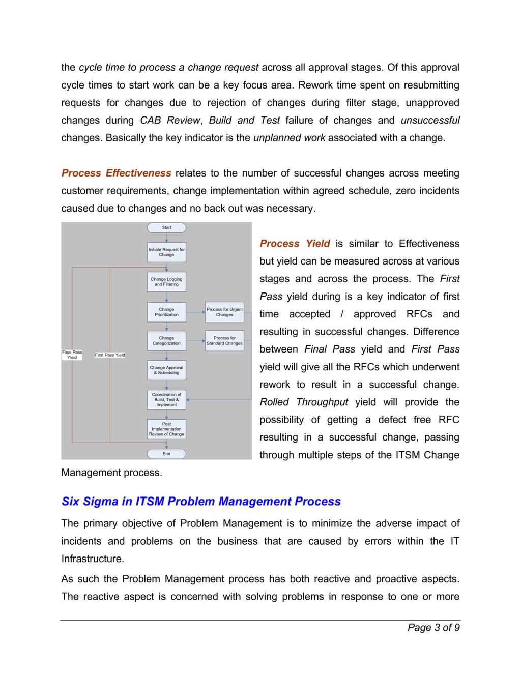 Enabling ITSM (IT Service Management) Process Improvement — ISSSP for ...