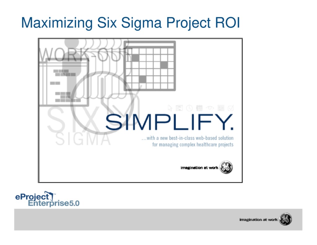 Managing Six Sigma Project ROI — ISSSP for Lean Six Sigma