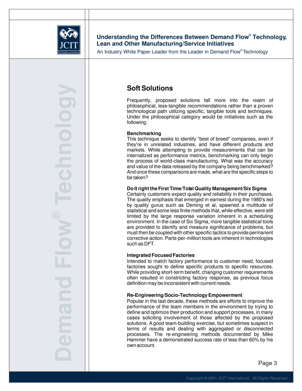 Understanding the Differences Between Demand Flow Technology, Lean, and ...