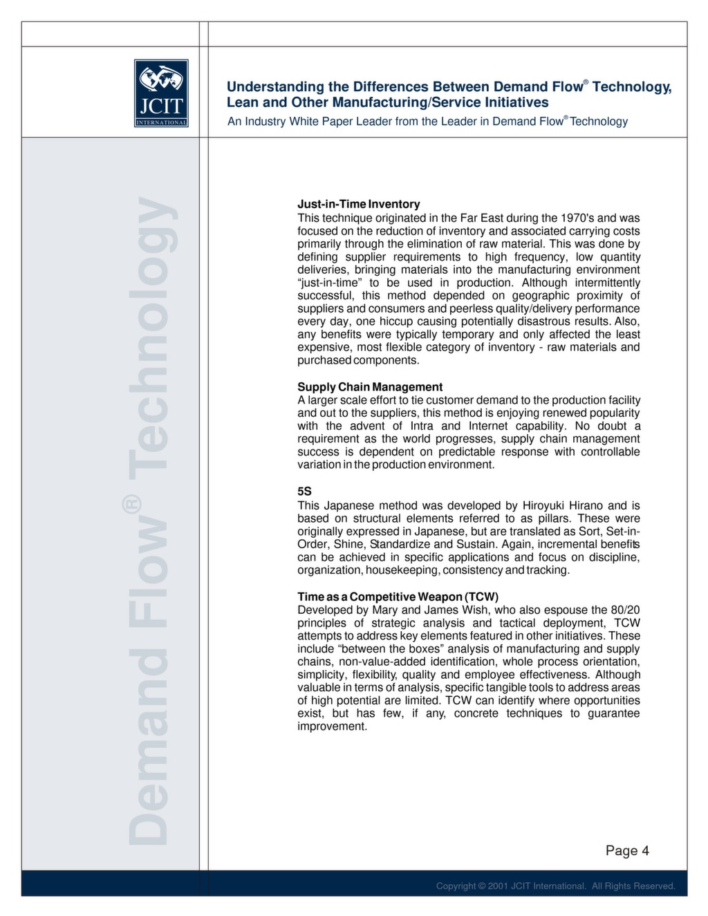 Understanding the Differences Between Demand Flow Technology, Lean, and ...