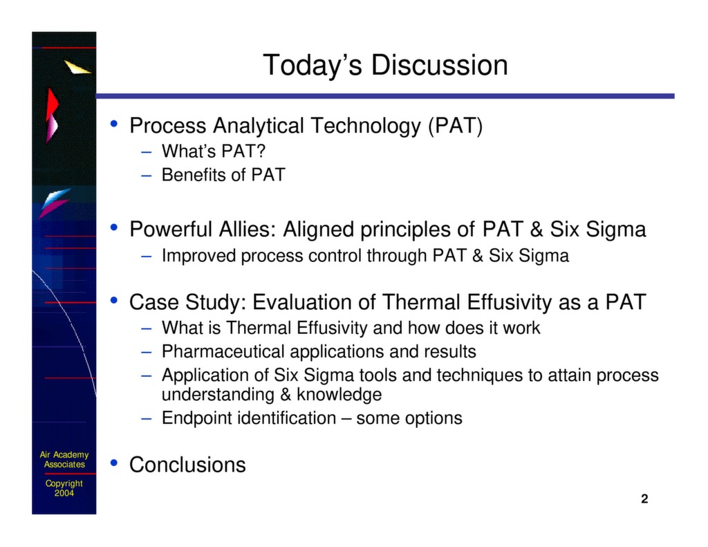 Process Analytical Technology (PAT) & Six Sigma: Powerful Allies in ...