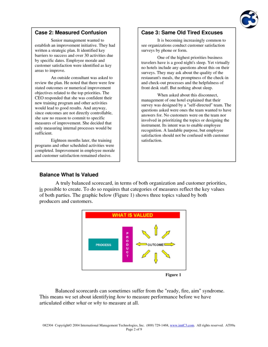 Balance Your Balanced Scorecard — ISSSP for Lean Six Sigma