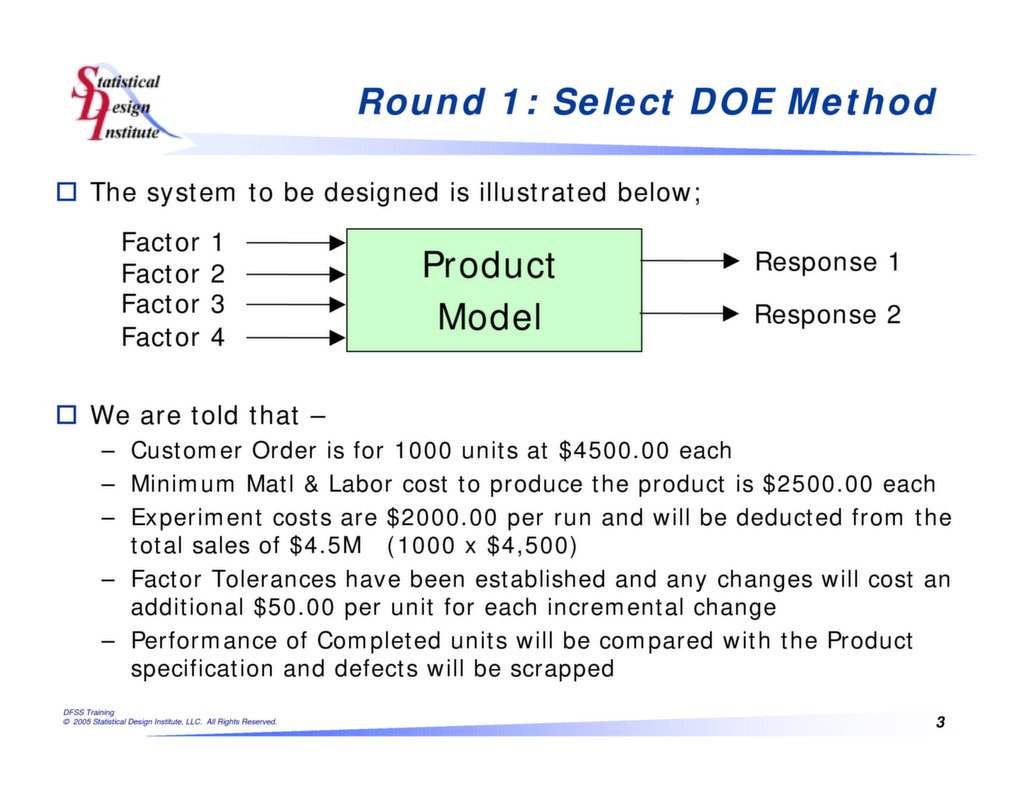 Applying DFSS Tools to Solve the Raytheon Member Challenge Problem ...