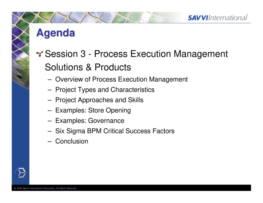 Process Execution Management Solutions and Products — ISSSP for Lean ...