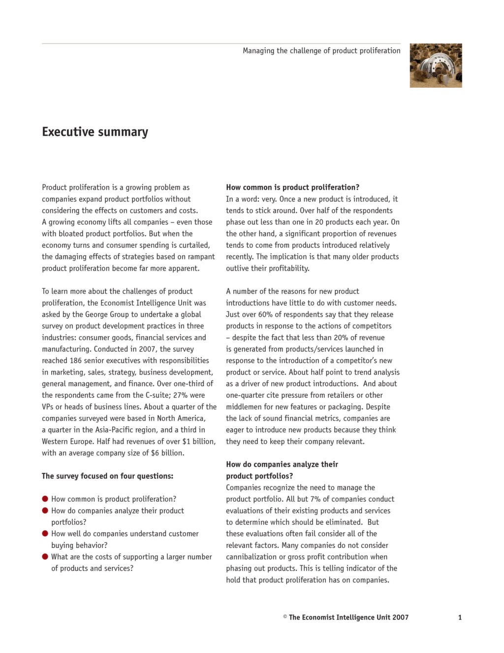 Managing the Challenge of Product Proliferation — ISSSP for Lean Six Sigma