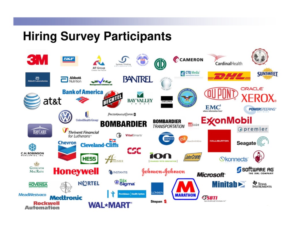 Improving the Traditional Hiring Process — ISSSP for Lean Six Sigma