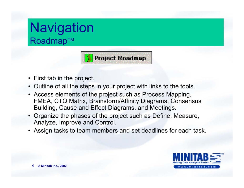 Minitab's Quality Companion — ISSSP for Lean Six Sigma