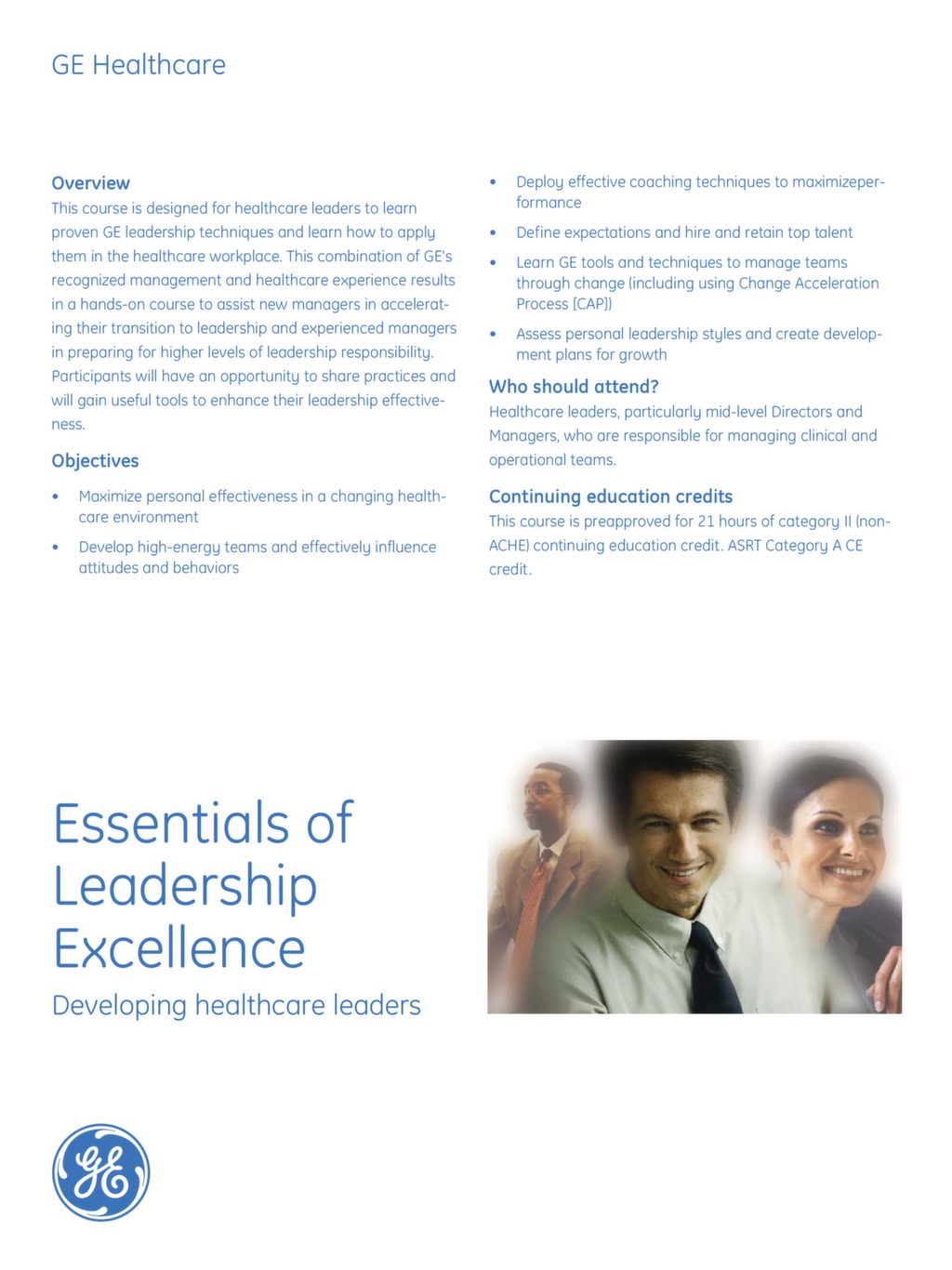 Essentials of Leadership Excellence: Developing Healthcare Leaders ...
