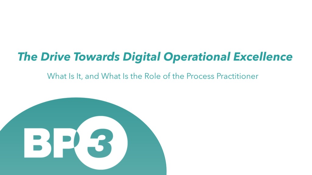 The Drive Toward Digital Operational Excellence — ISSSP for Lean Six Sigma